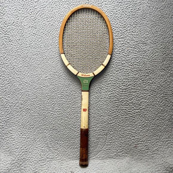 Wilson | Games | Vintage Wilson Tennis Racket Wooden Alice Marble ...
